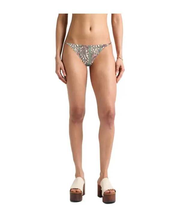 Isabel Marant Étoile Comfortable Printed Bikini Bottoms - Green