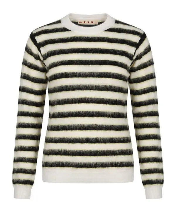 Marni Striped Sweater - Camel