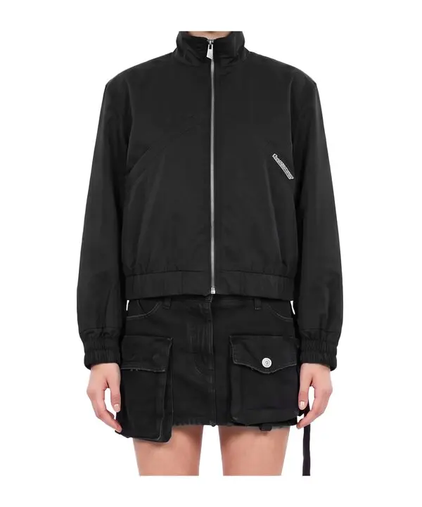 Attico Zip-up High Neck Jacket