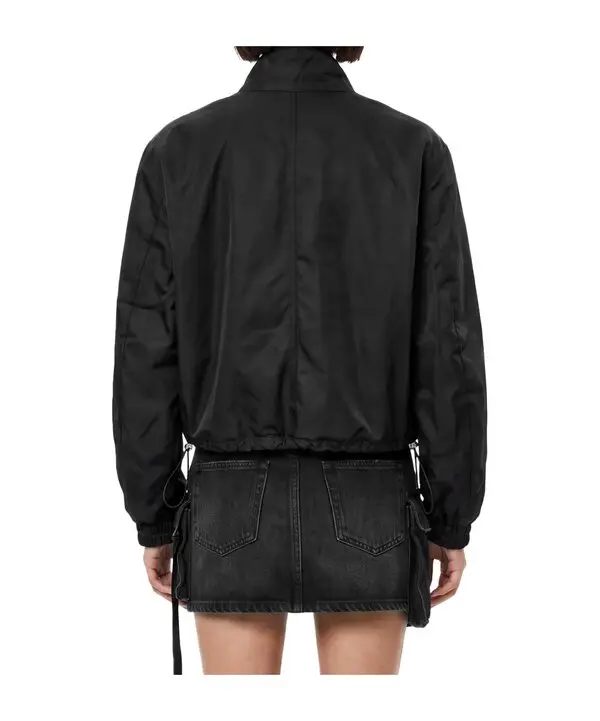 Attico Zip-up High Neck Jacket