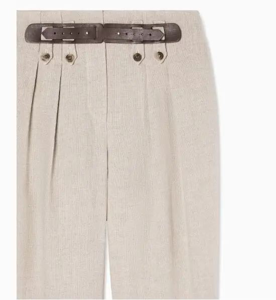 Emporio Armani Belt-fastening Trousers