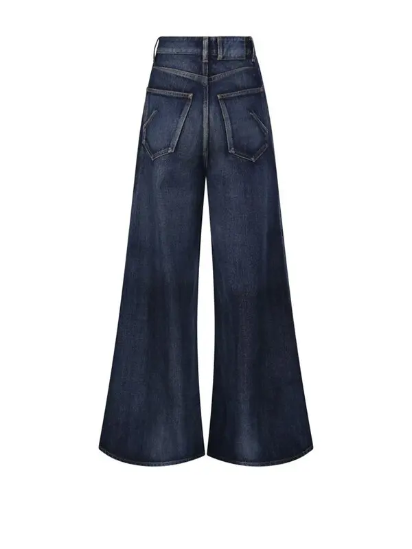 Alaïa Wide-leg Palazzo Jeans