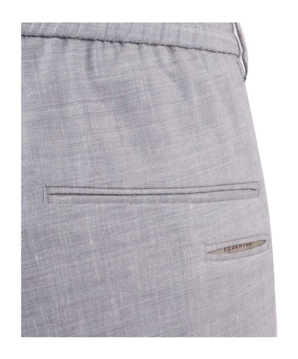 Peserico Elasticated-waistband Tailored Trousers