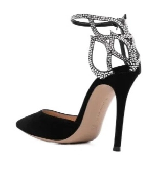 GIANVITO ROSSI Crystal-embellished 115mm Heeled Pumps