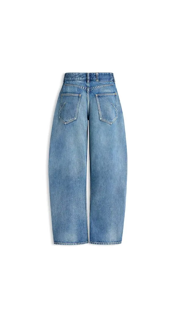 Alaïa Belt-loop Jeans - Blue
