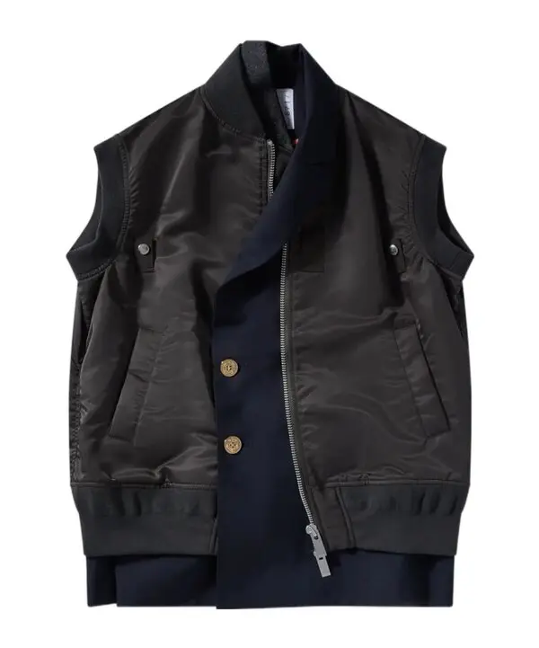 Sacai Twill X Suiting Vest
