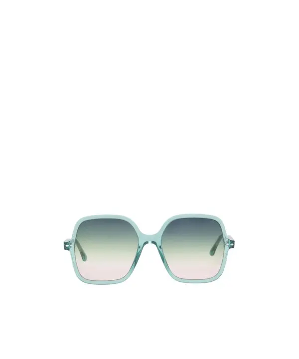 Isabel Marant Étoile Minimalist Geometric Frame Sunglasses - Green