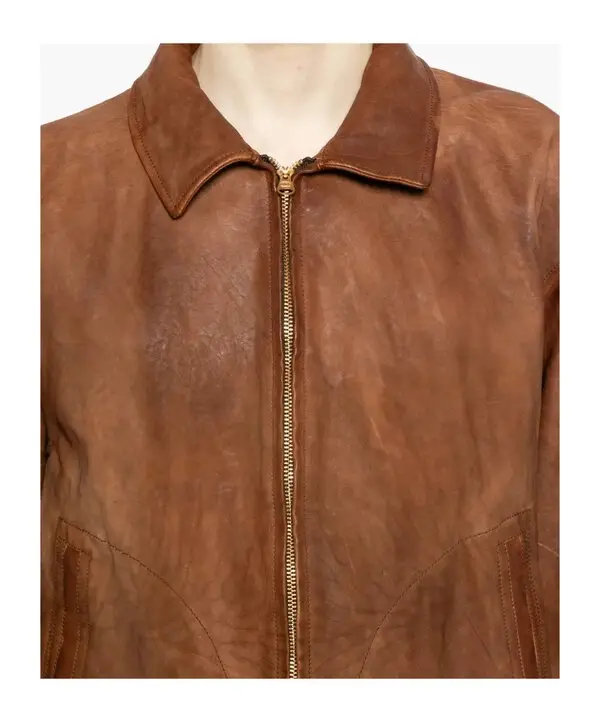 Visvim Front Zipper Leather Jacket