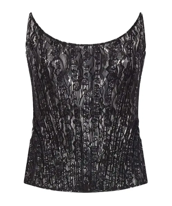 Giuseppe Di Morabito Laced Corset Top - No