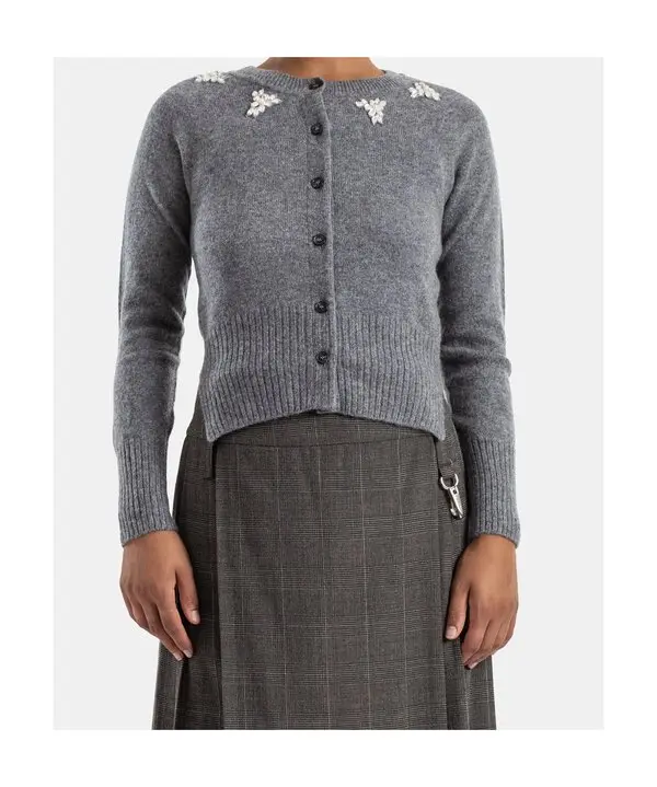 Simone Rocha Embellished Knit Cardigan