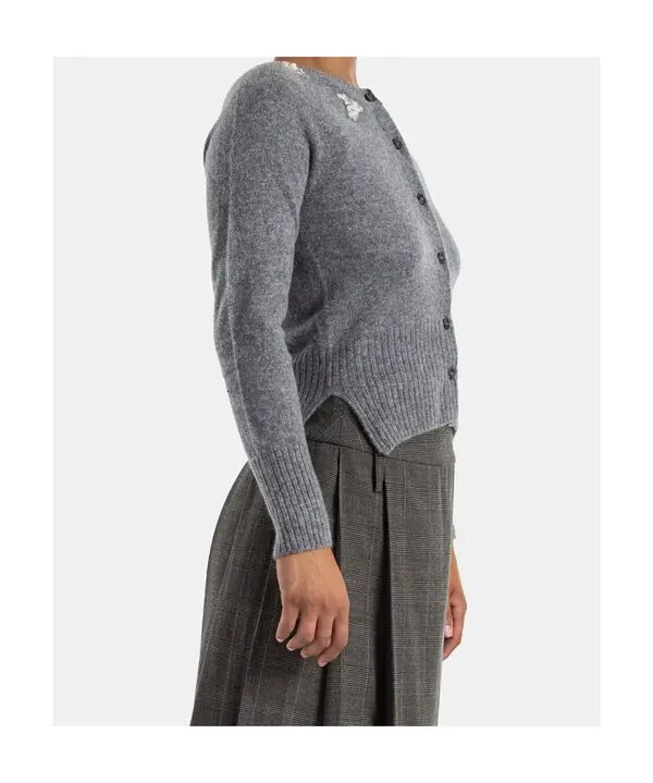 Simone Rocha Embellished Knit Cardigan