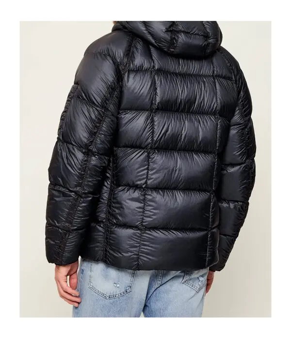 C.P. COMPANY Quilted Down Jacket With Zip Closure