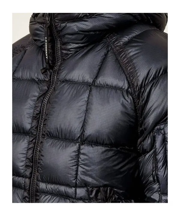 C.P. COMPANY Quilted Down Jacket With Zip Closure