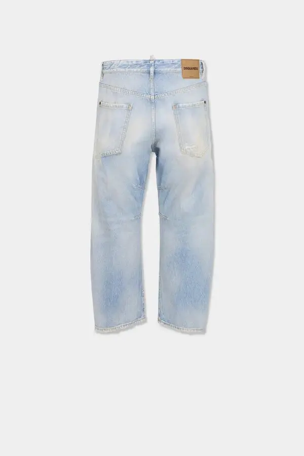 Dsquared2 Patched Superlite Kawaii Jeans - Blue