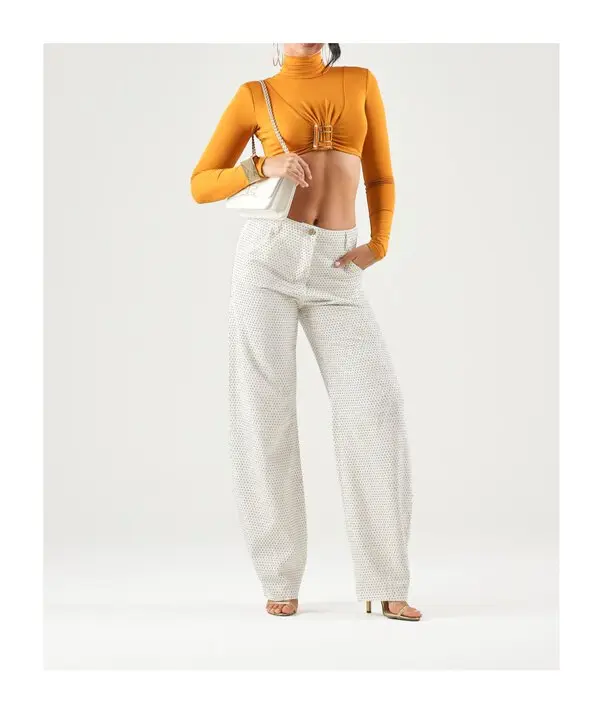 Elisabetta Franchi Ballon Embellished Jeans