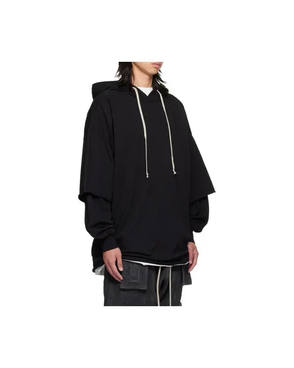 Rick Owens Layered-sleeve Hoodie