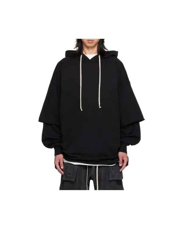 Rick Owens Layered-sleeve Hoodie
