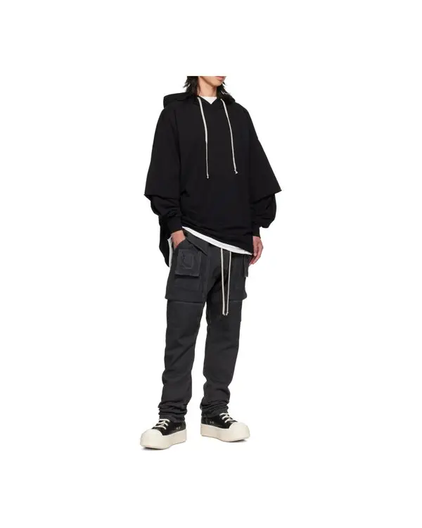 Rick Owens Layered-sleeve Hoodie