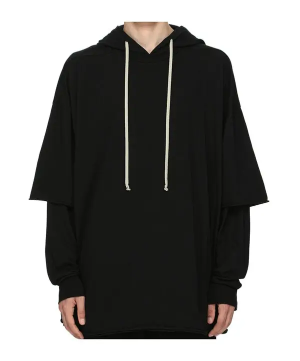 Rick Owens Layered-sleeve Hoodie