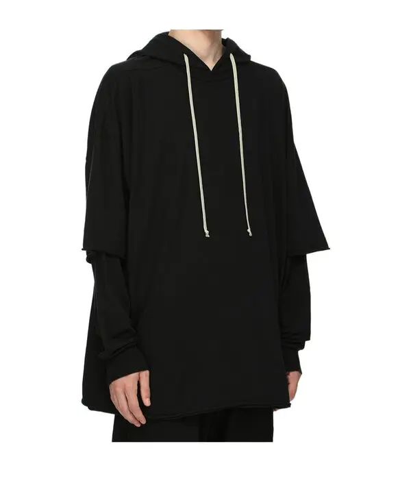 Rick Owens Layered-sleeve Hoodie