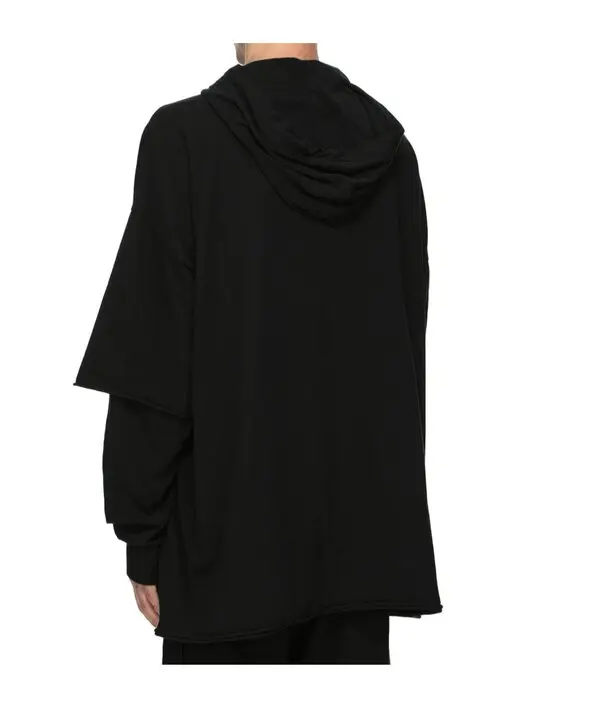 Rick Owens Layered-sleeve Hoodie