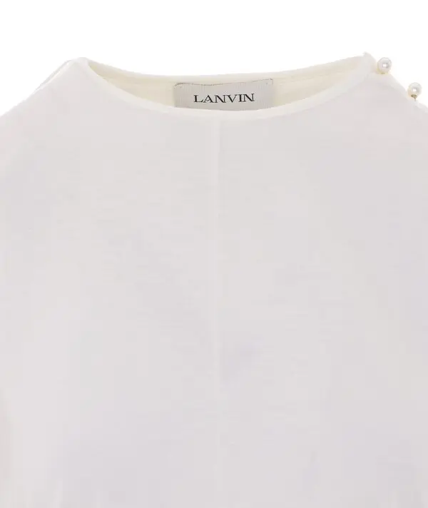 LANVIN Cape-effect T-shirt