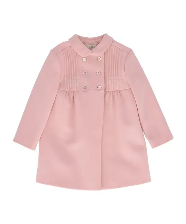 Gucci Embroidered Coat - Pink
