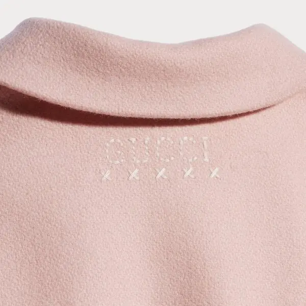 Gucci Embroidered Coat - Pink