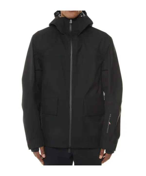 Moncler Long-sleeve Casual Jacket - Black