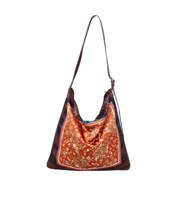 Dries Van Noten Flat Scarf Shoulder Bag - Red
