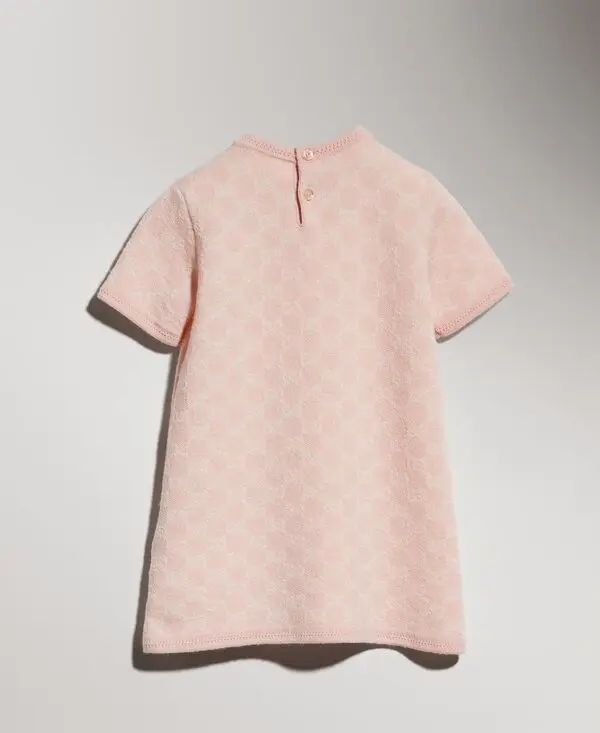 Gucci Baby Gg Wool Jacquard Dress