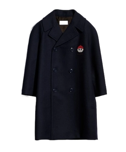 Gucci Cat Embroidered Coat