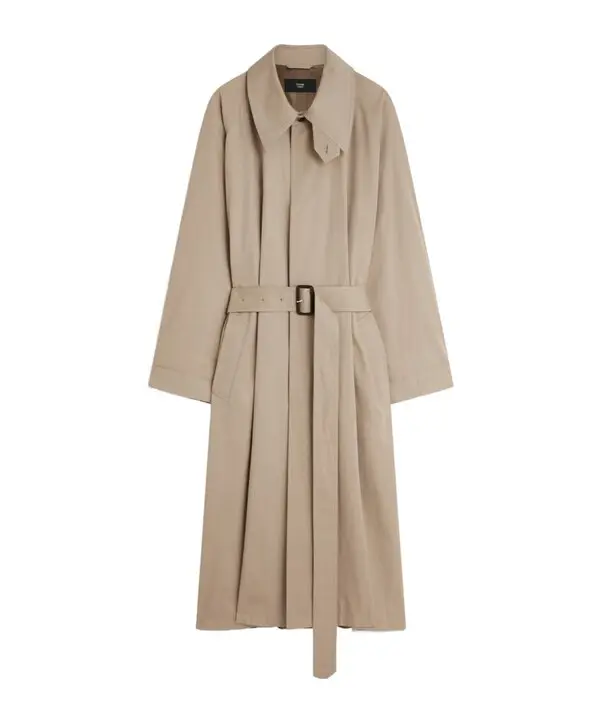 Phoebe Philo Belted Trench Coat - Sand-colored