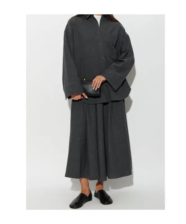 BY MALENE BIRGER High-waisted Design Midi Skirt