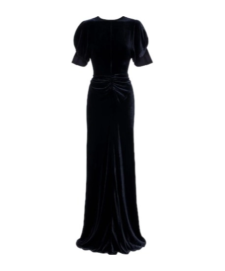 Victoria Beckham Isabella Velvet Gown - No