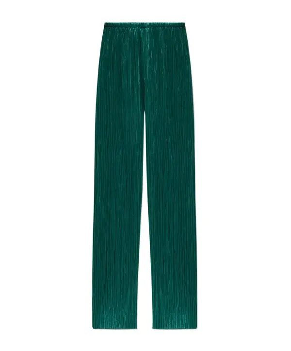 FORTE_FORTE Wide-leg Casual Trousers - Green