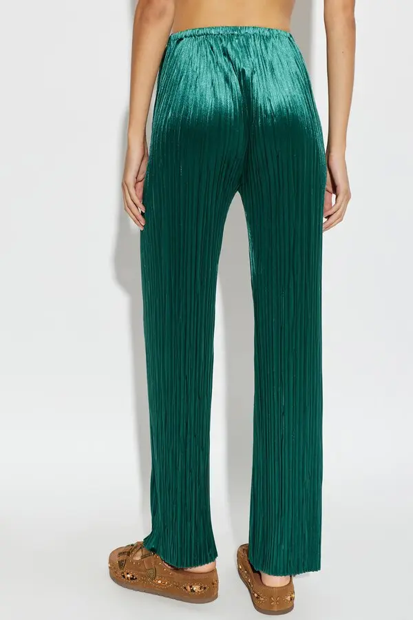 FORTE_FORTE Wide-leg Casual Trousers - Green