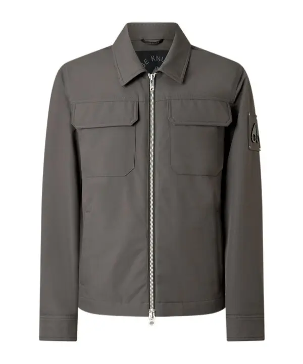 Moose Knuckles Jacques Shirt Jacket - Cement Ash