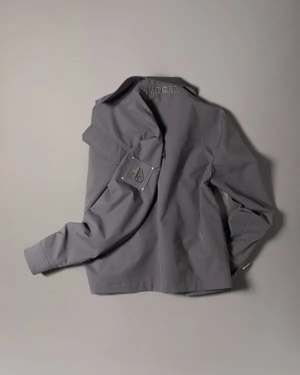 Moose Knuckles Jacques Shirt Jacket - Cement Ash