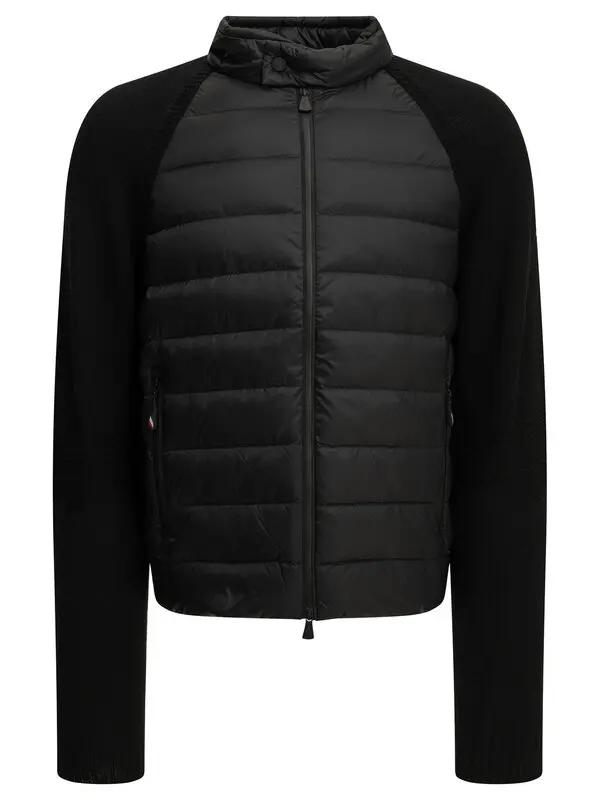 Moncler Long-sleeve Knit Top - Black