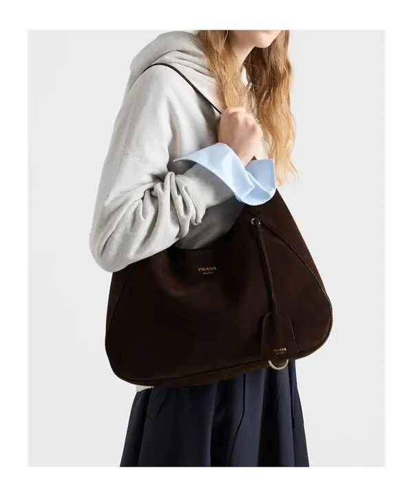 Prada Large Suede Bag