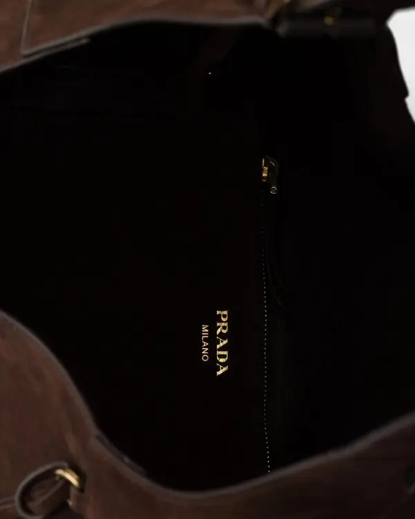Prada Large Suede Bag