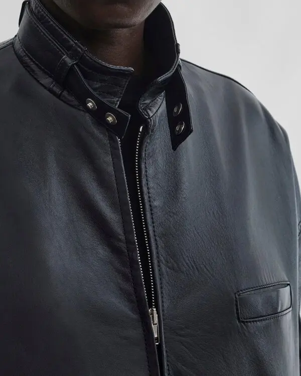 Phoebe Philo Aviator Leather Jacket