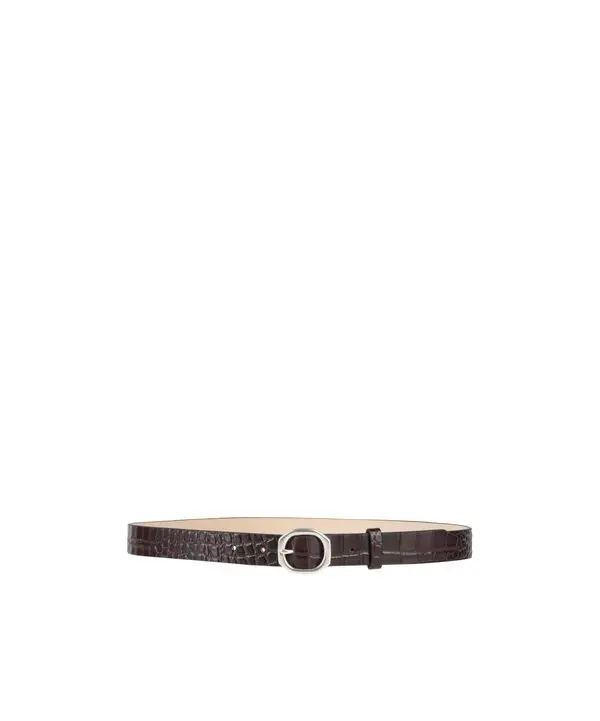 Rag & Bone Crocodile-print Belt - No