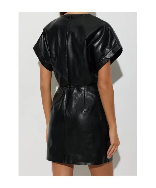 ANINE BING Short-sleeved Dress - Black