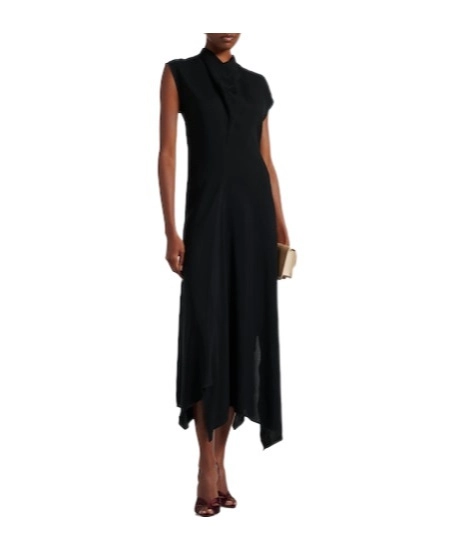 Victoria Beckham Draped Midi Dress