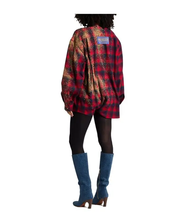 MAISON MARGIELA Tartan Pattern Playsuits
