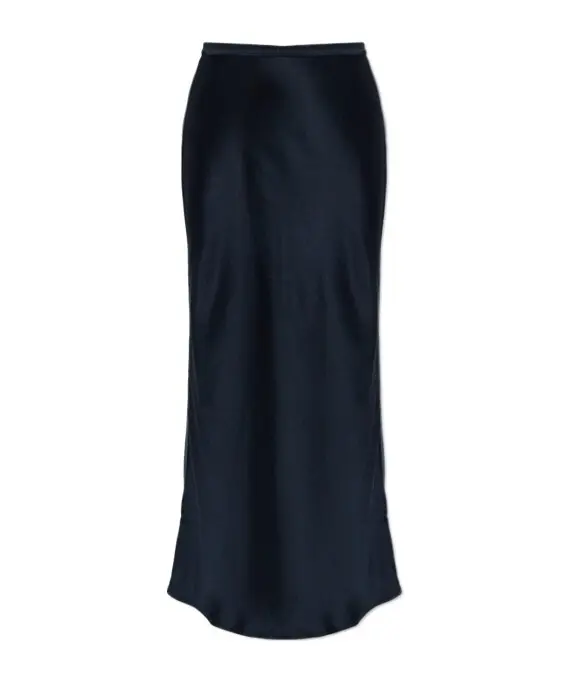 ANINE BING Bar Maxi Skirt - Navy Blue