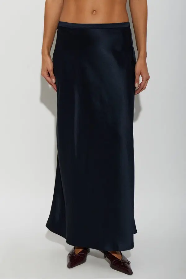 ANINE BING Bar Maxi Skirt - Navy Blue
