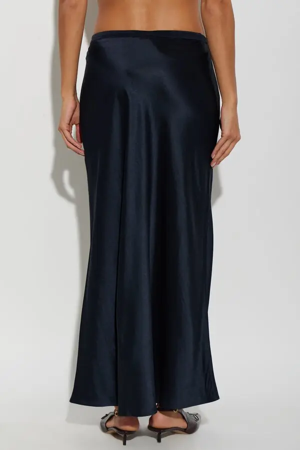 ANINE BING Bar Maxi Skirt - Navy Blue